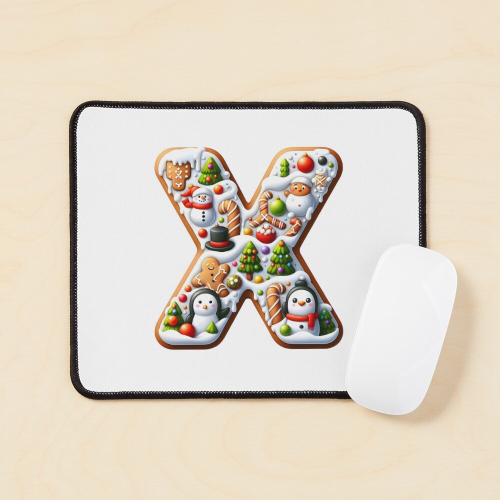 "Christmas Letter X" Sticker for Sale by pawipat | Redbubble