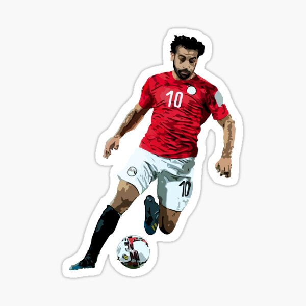 "Mo Salah" Sticker by raffrasta | Redbubble