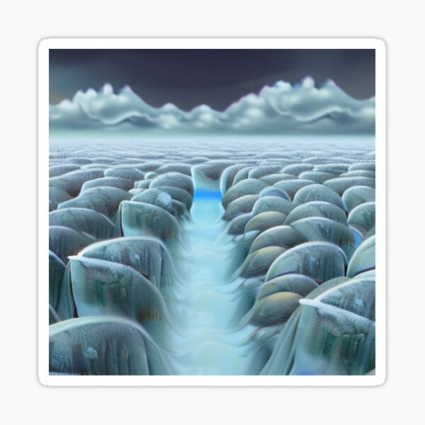 "Iceberg In Water" Sticker for Sale by TEmotionalPixel | Redbubble