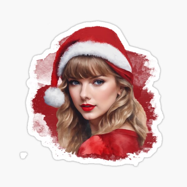 "Swiftie, Taylor Swift watercolor portrait, Merry Swiftmas png ...