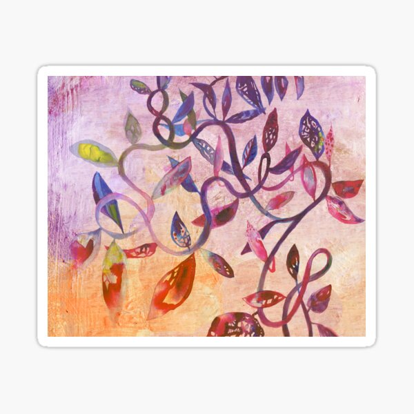"vine" Sticker for Sale by mariannat | Redbubble
