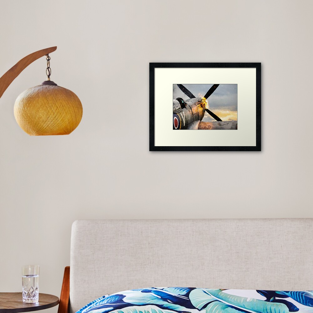 "Spitfire FIRING UP - Fantastic Spitfire WWII art - world war 2 art ...