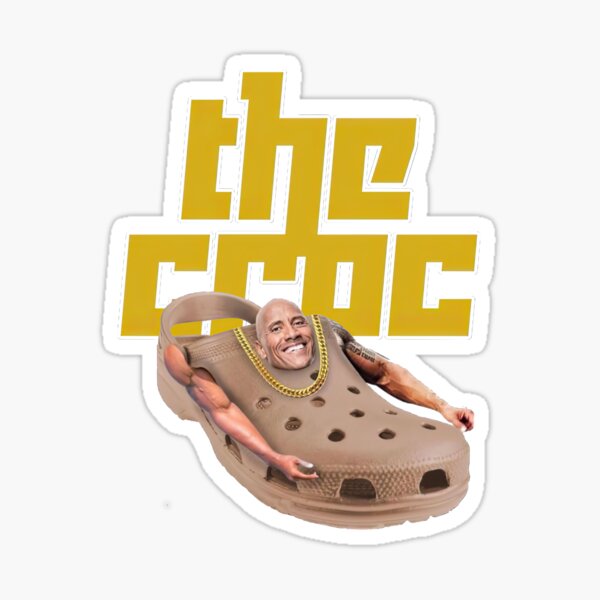 "the croc meme" Sticker for Sale by obstinator | Redbubble