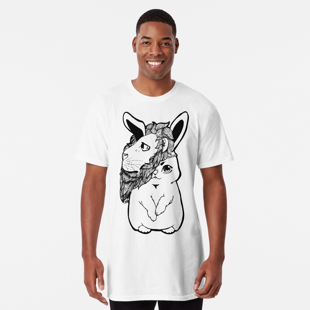 "Rabbit with a Lion Mask" Art Board Print for Sale by ZaryaKiqo | Redbubble