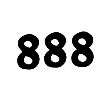 "888 Angel Number" Sticker for Sale by notastranger | Redbubble