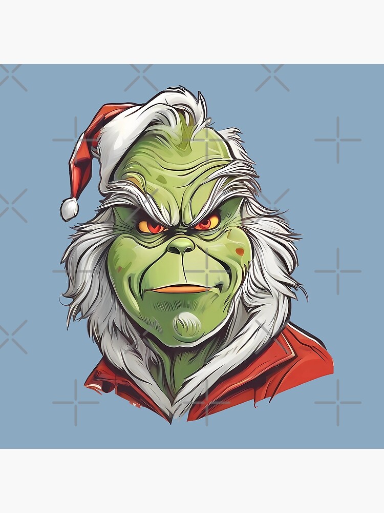 Póster for Sale con la obra «El Grinch - Navidad Grinch | Cara de ...