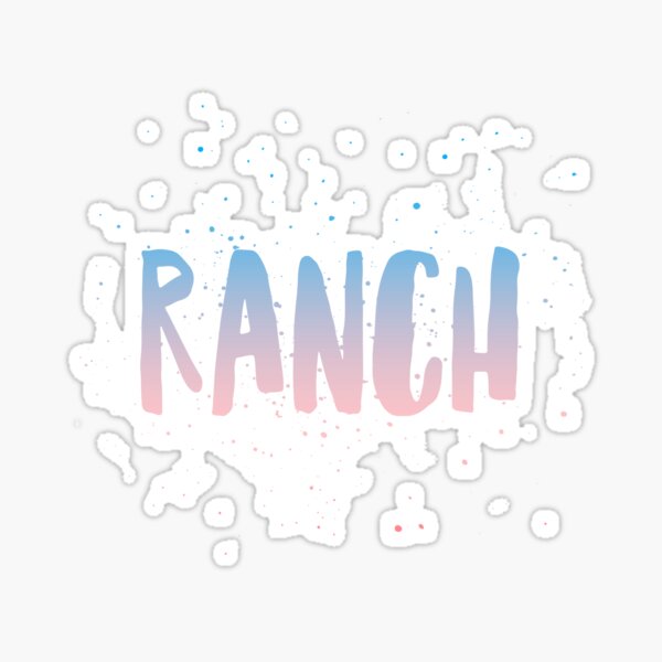 "Ranch" Sticker by mivpiv | Redbubble