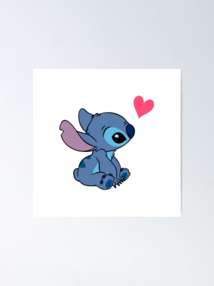 "Stitch design from Leo and Stitch cartoon Stitch t-shirt" Poster for ...