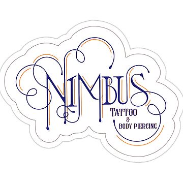 "Basic Nimbus Logo" Sticker for Sale by nimbustattoo | Redbubble