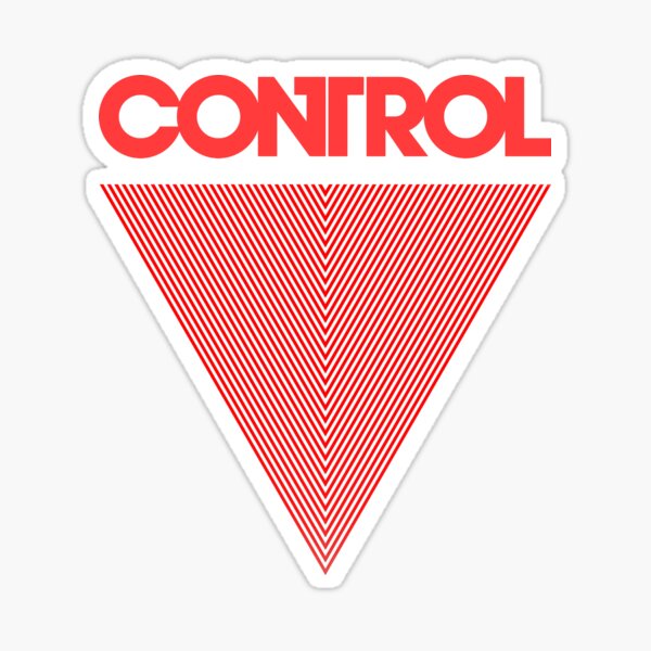 "Control - Inverted Red Triangle" Sticker for Sale by Wegeeks | Redbubble
