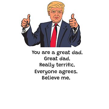 "Trump Dad Gift" Sticker for Sale by QualityOvrQntty | Redbubble