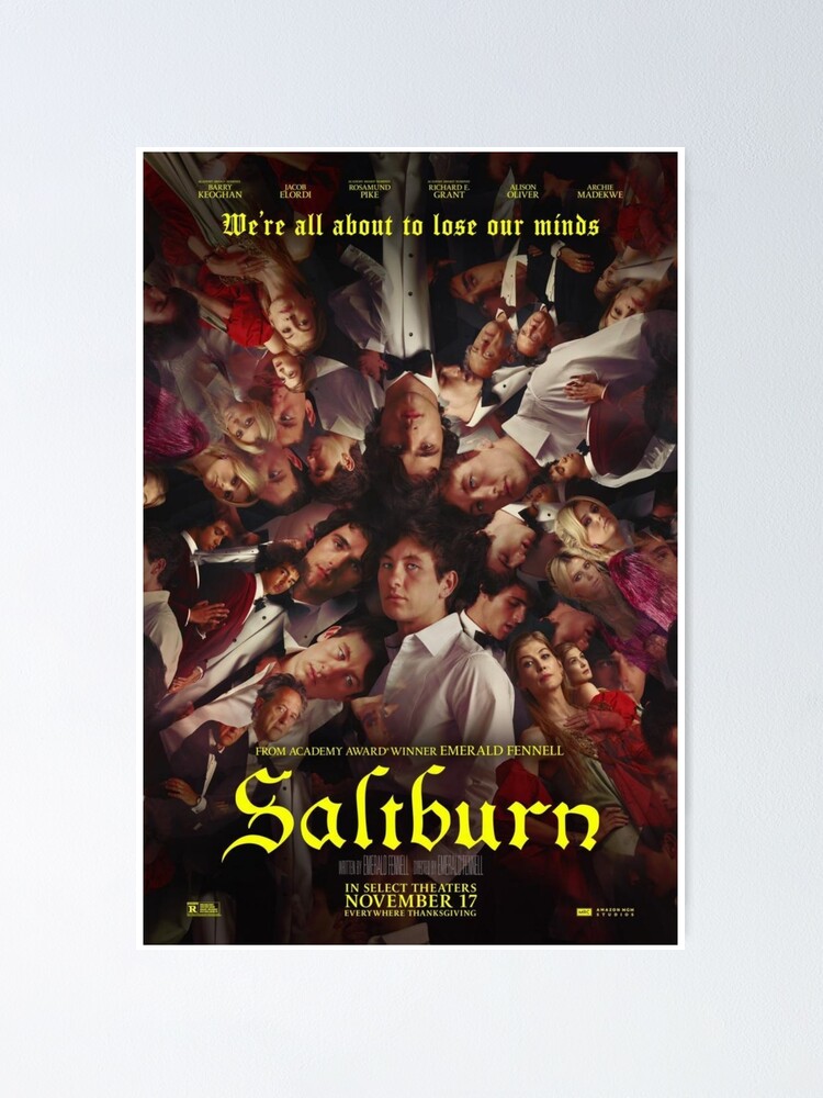 "Saltburn 2023 film A24" Poster for Sale by Dreamy Designs | Redbubble