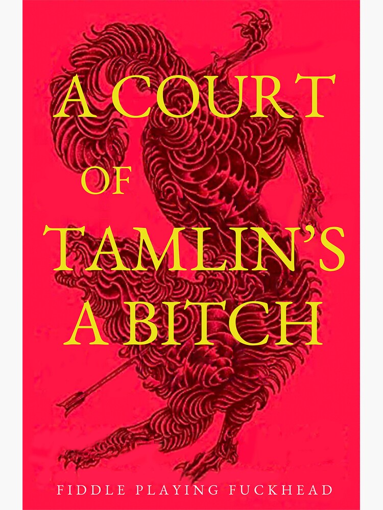 "A Court of Thornes and Roses TAMLIN Meme Sticker" Sticker for Sale by ...