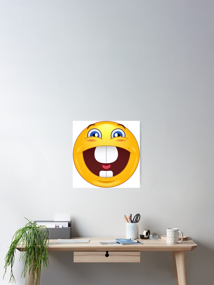 "Happy Emoji Meme" Poster for Sale by shlaboza | Redbubble