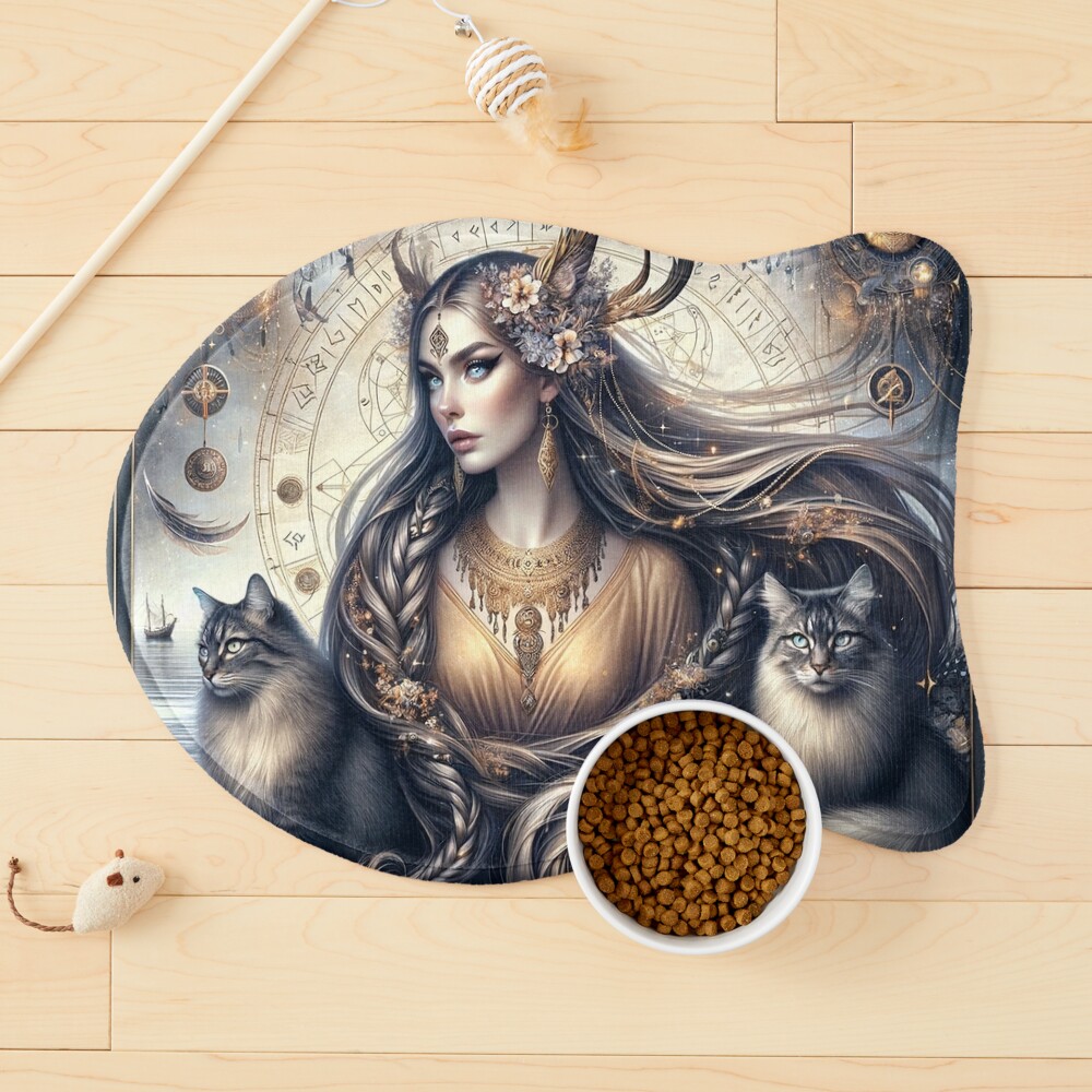 "Freya: Goddess of love and nature in divine splendor" Poster by ...