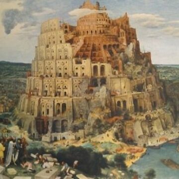 "Tower Of Babel Sticker" Sticker for Sale by Gstar94 | Redbubble