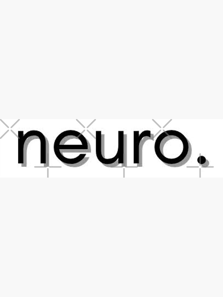 "Neuro text Neuroscience" Sticker for Sale by bcnsauwin | Redbubble