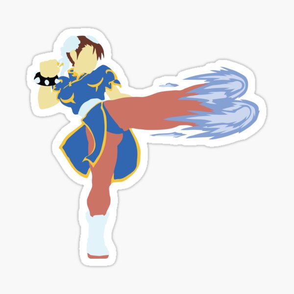 "Chun Lee" Sticker for Sale by FutureSpace | Redbubble