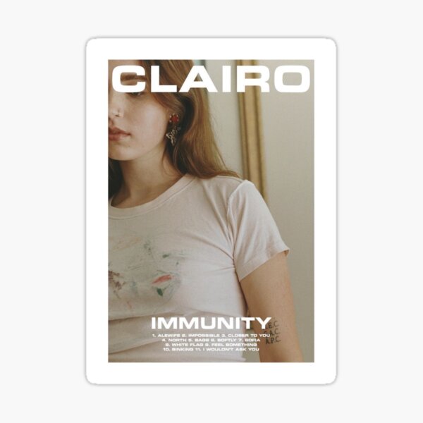 "Clairo Immunity" Sticker for Sale by allisonariss | Redbubble
