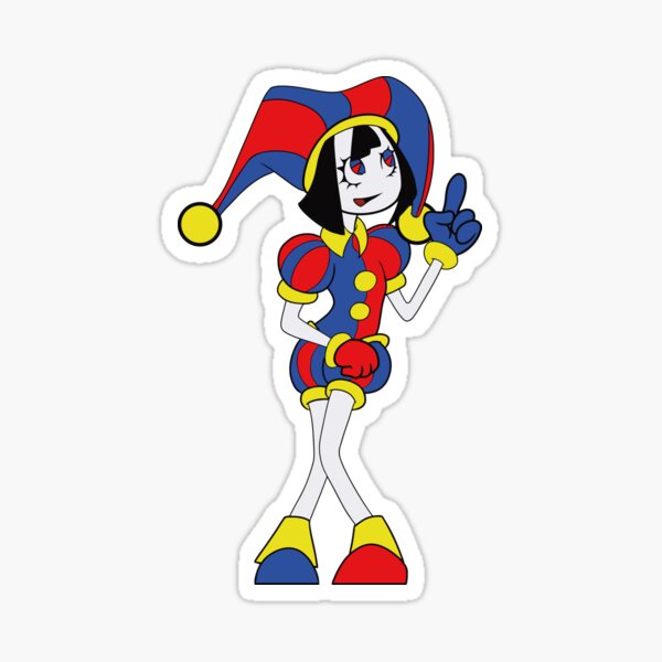 "Pomni V2" Sticker by MataXD | Redbubble