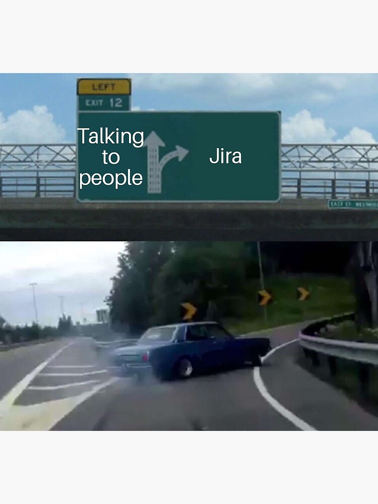 "Corporate decisions in one diagram" Sticker for Sale by agile-memes ...