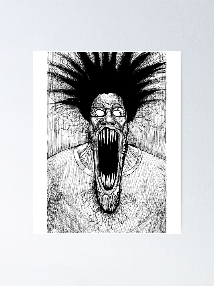 "Angry Psychotic Soyjak Meme" Poster for Sale by TeesByPatrick | Redbubble