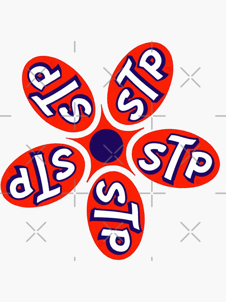 "STP flower seventies sticker - Hot Rod, Rat Rod, Gasser, Funny car ...