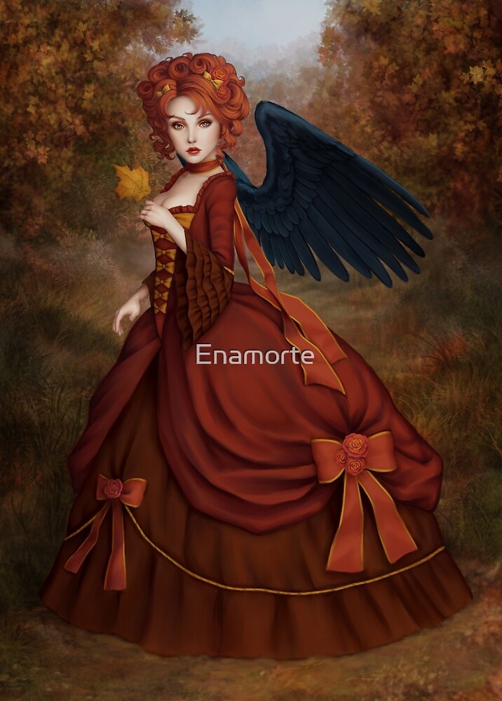 "Autumn Angel" by Enamorte | Redbubble