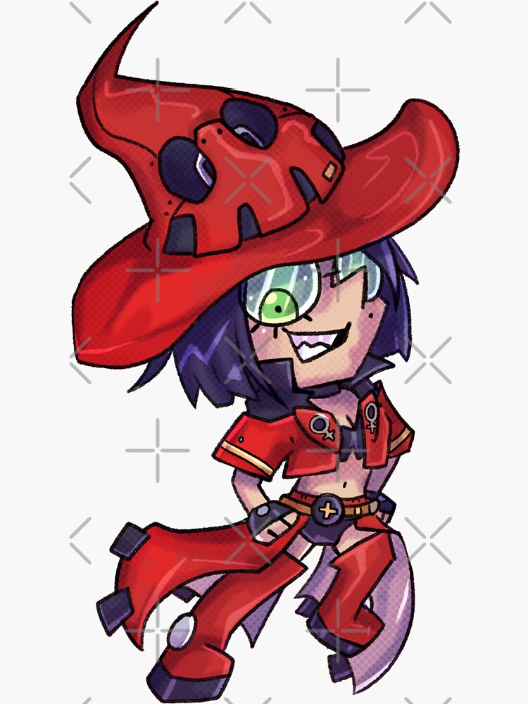 "Ino Chibi guilty gear inspired" Sticker for Sale by grenosethino ...
