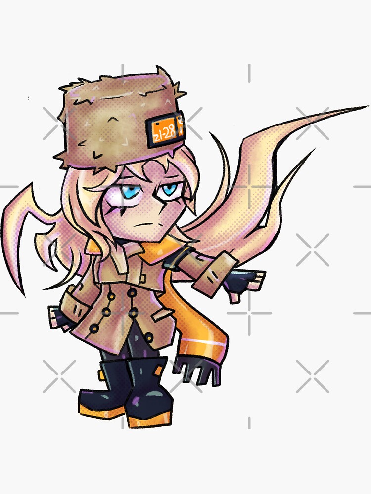 "Millia Rage Chibi guilty gear inspired" Sticker for Sale by ...