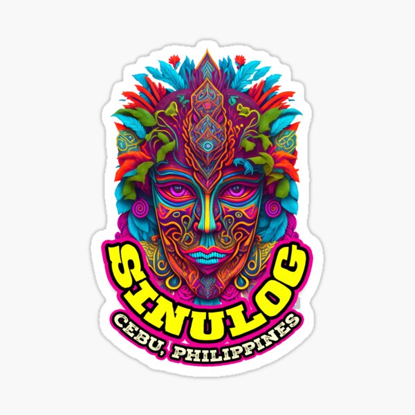 "SINULOG FESTIVAL DESIGNS" Sticker for Sale by StiloDesigns | Redbubble
