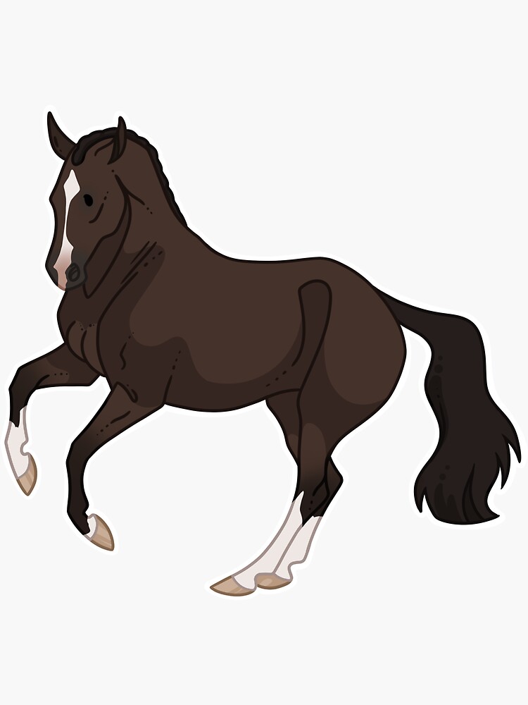 "Valegro - Dressage Horse" Sticker for Sale by peyeqart | Redbubble