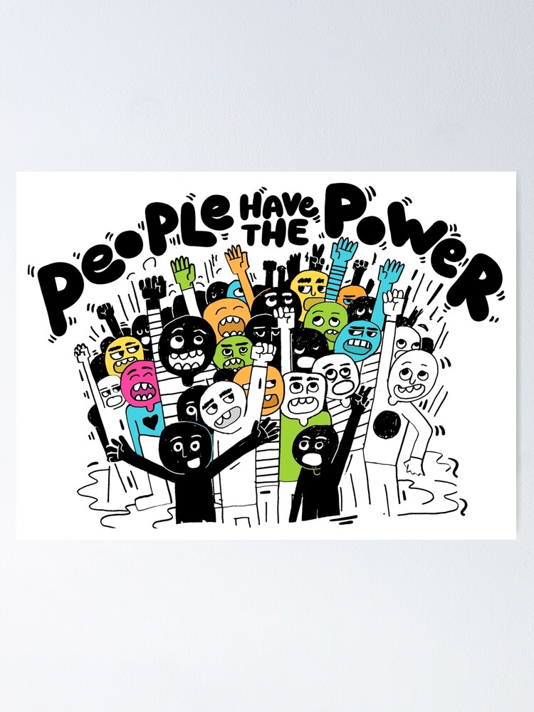 "People Have The Power - Resist and Demand Equality!" Poster by ...