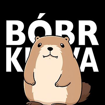 "Bobr Meme - Cute Funny Beaver" Essential T-Shirt for Sale by ...