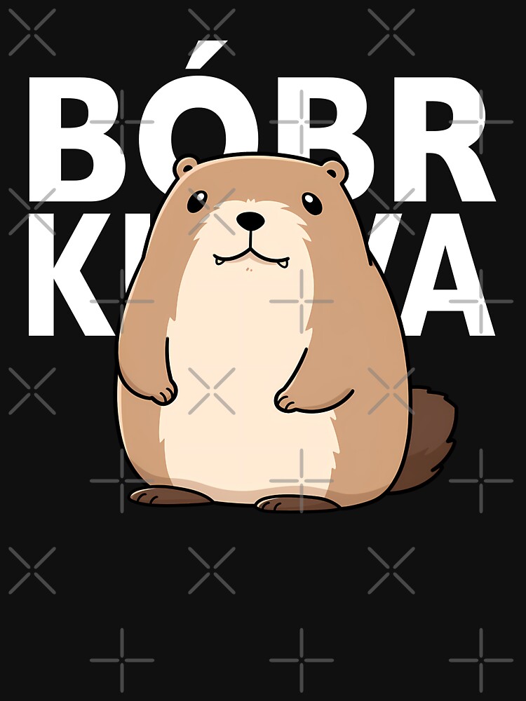 "Bobr Meme - Cute Funny Beaver" Essential T-Shirt for Sale by ...