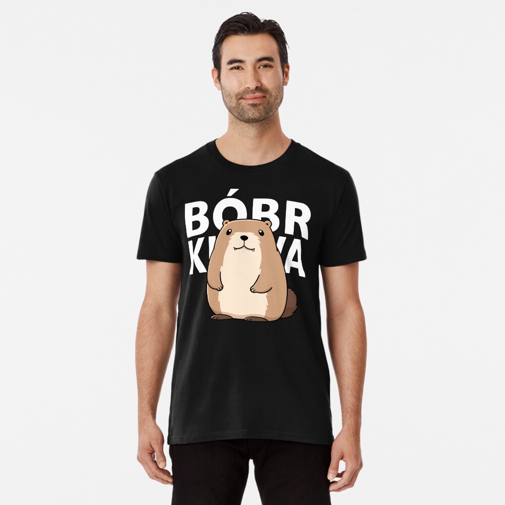 "Bobr Meme - Cute Funny Beaver" Essential T-Shirt for Sale by ...