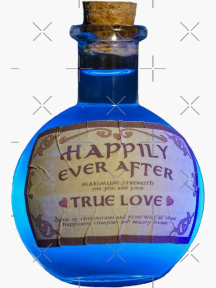 "T-shirt or Stickers Shrek potion happily ever after TRUE LOVE" Sticker ...