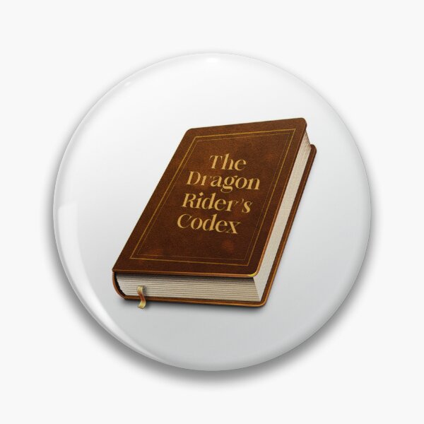 "Fourth Wing Dragon Rider's Codex" Pin for Sale by baranskini | Redbubble