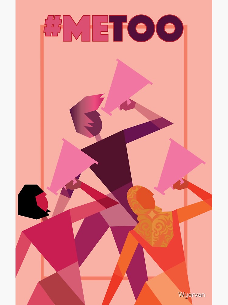 "#MeTOO" Sticker by Wyervan | Redbubble