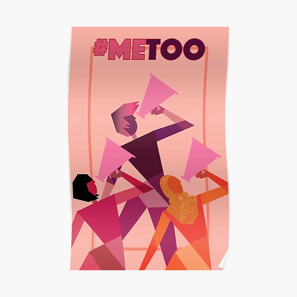 "#MeTOO" Poster for Sale by Wyervan | Redbubble