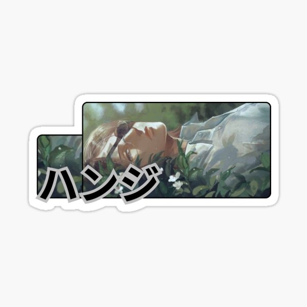 "Hange - Broken Dreams" Sticker for Sale by JAPANISTICstore | Redbubble