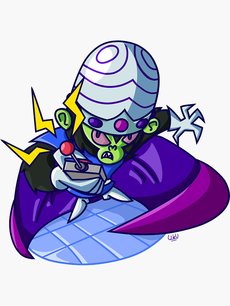 "Mojo Jojo Fan Art" Sticker for Sale by BlueStarUbu | Redbubble