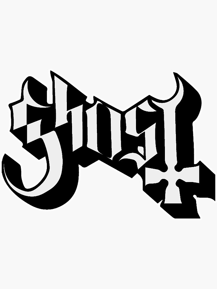 "Everybody Ghost In Halloween !! Ghost Ghost Tour Ghost Band" Sticker ...