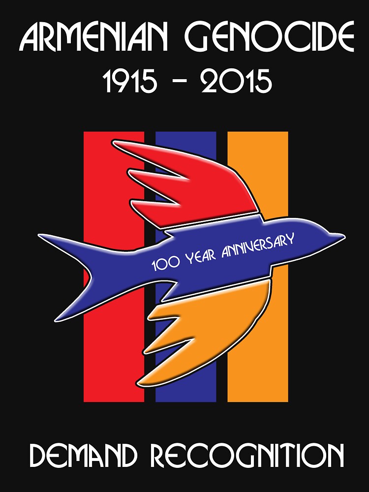"Armenian Genocide 100 Year Anniversary Peace Dove" T-shirt for Sale by ...