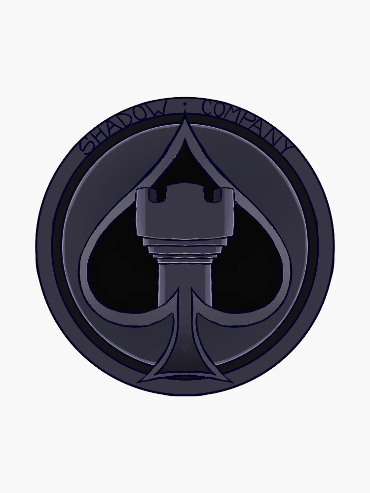 "Shadow Company Logo" Sticker for Sale by svens-hut | Redbubble