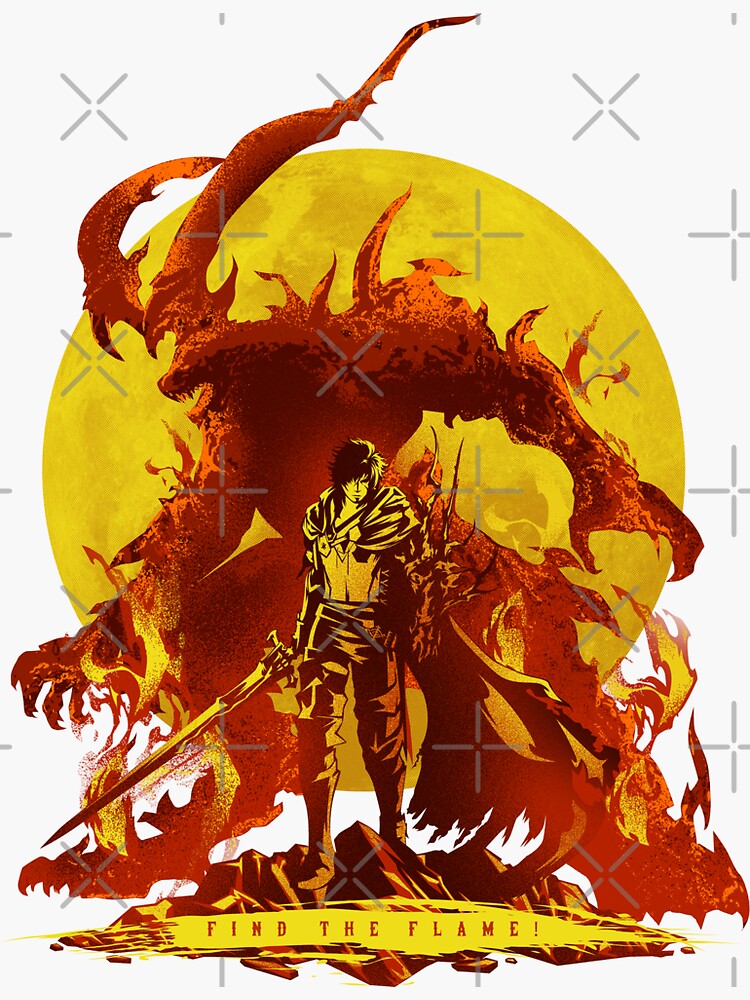 "Dominant of Ifrit v2" Sticker for Sale by Hypertwenty Designs | Redbubble