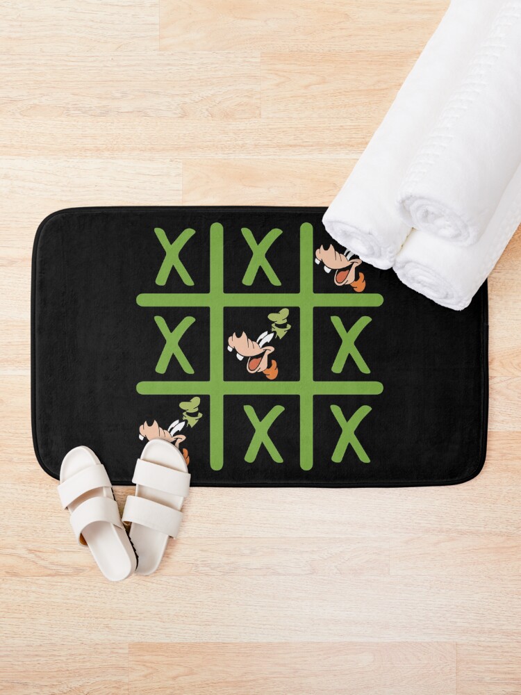 Amazing and Funny Goofy Noughts and Crosses Disney Bath Mat, Disney ...