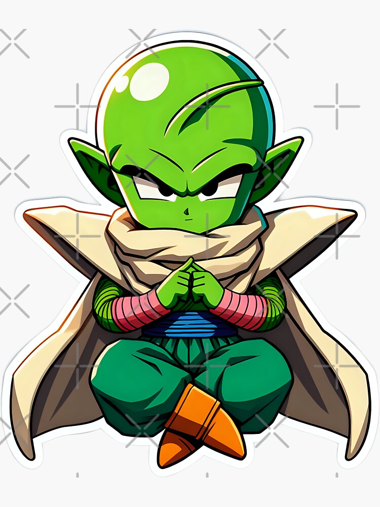"Zen Piccolo: Chibi Meditation Sticker" Sticker for Sale by ...