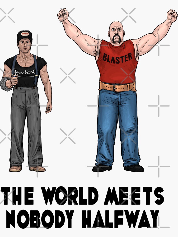 "The World Meets Nobody Halfway" Sticker for Sale by mgo5 | Redbubble