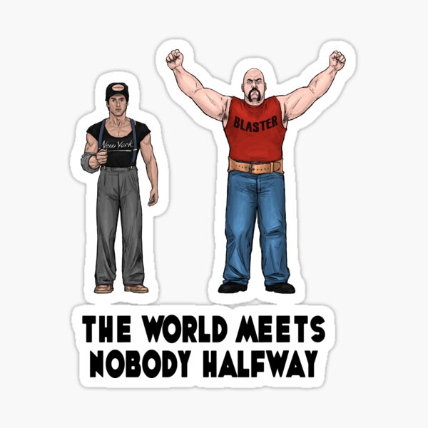 "The World Meets Nobody Halfway" Sticker for Sale by mgo5 | Redbubble